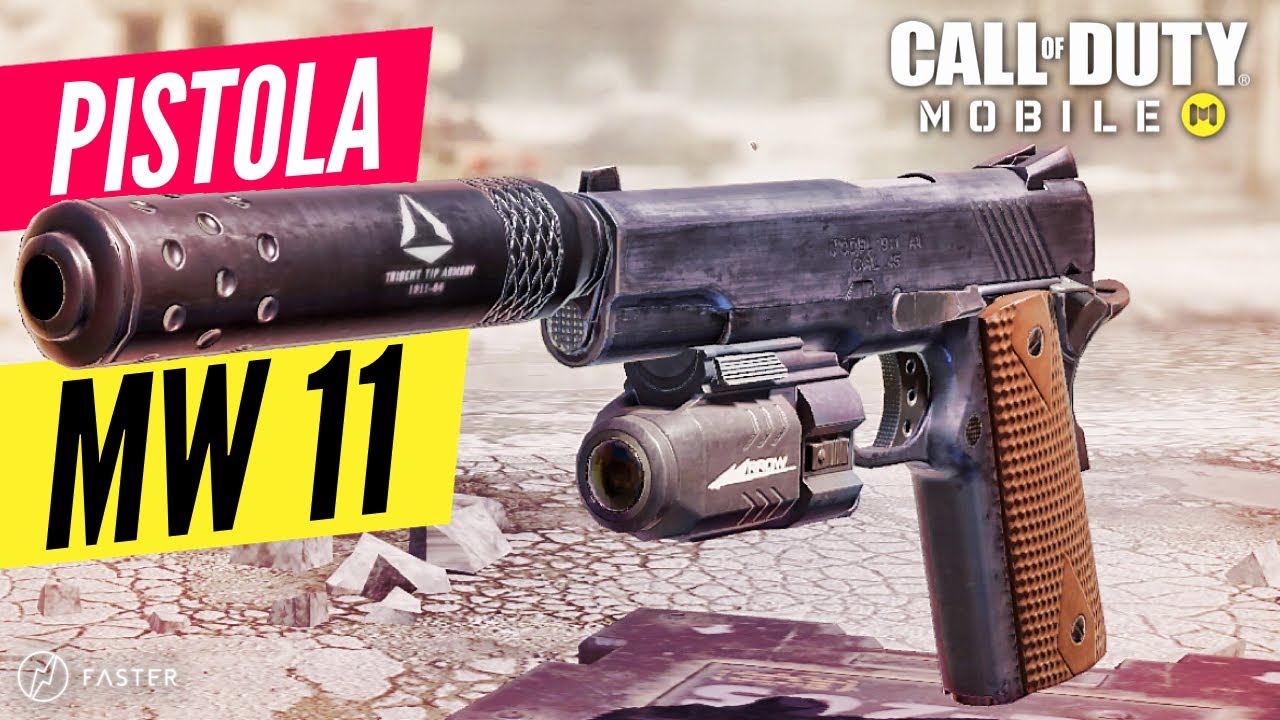 Usé la PISTOLA MW11 en COD MOBILE - YouTube