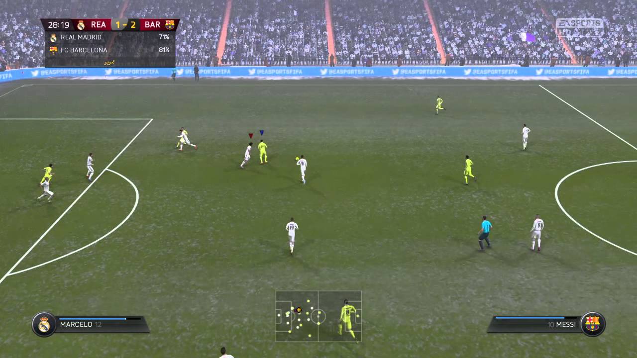 FIFA 15 ركلة البداية ‫(In Menus) - YouTube