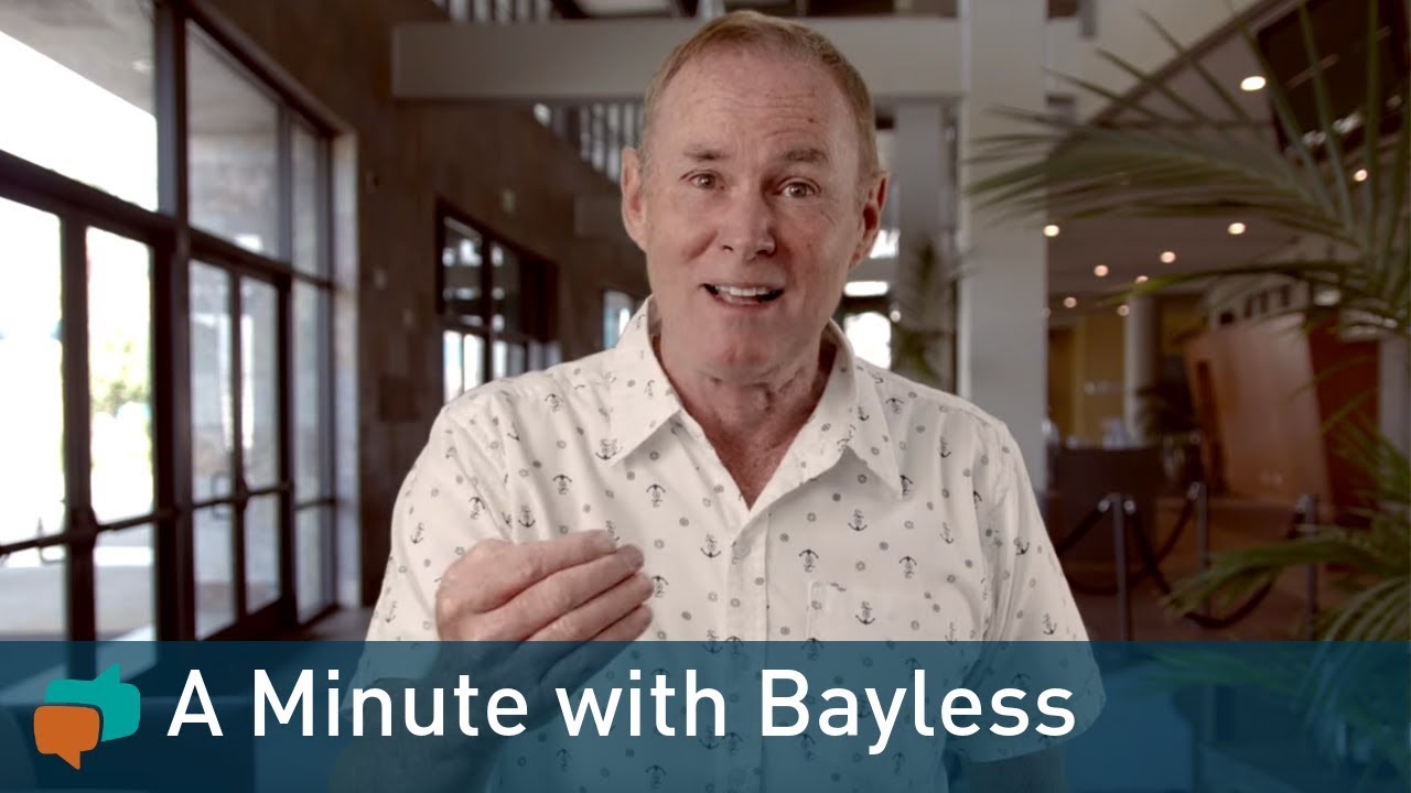 A Minute with Bayless | God's Word Is a Weapon - YouTube
