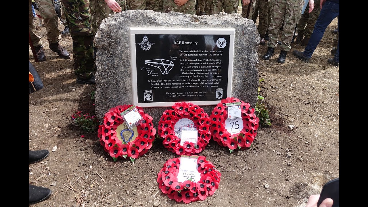 Ramsbury Airfield Remembrance Project June 9th 2019 - YouTube