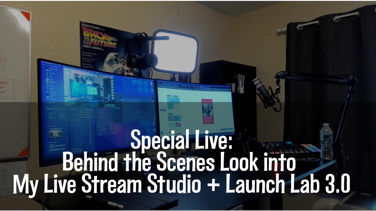 Special Live: Behind the Scenes Look into My Live Stream Studio + Lab 3 ...