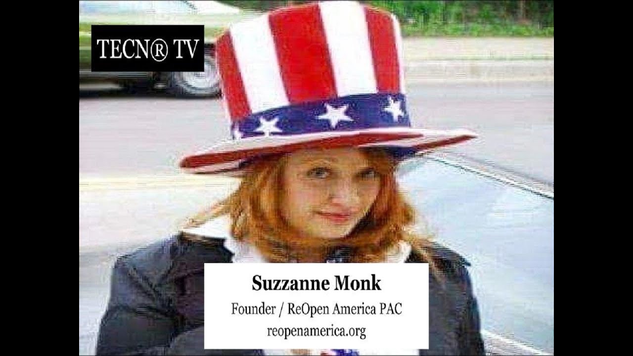 TECN® TV / Suzzane Monk / Founder / ReOpen America PAC / ReOpenAmerica ...