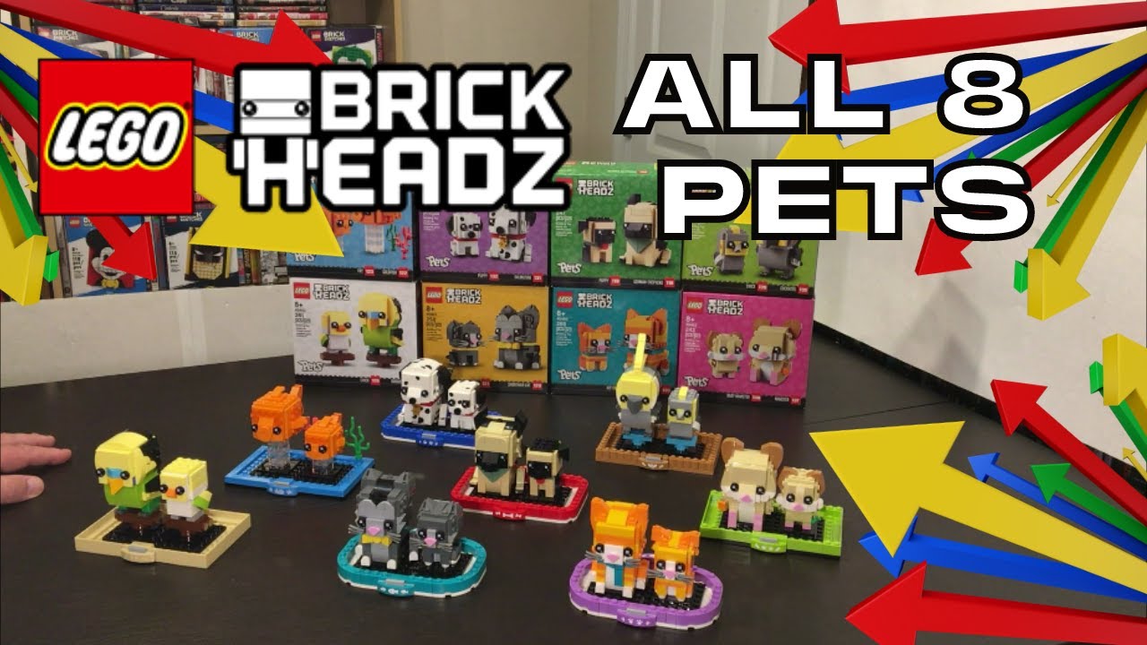 All 8 of the LEGO Brickheadz Pets Overview | Add These to Your ...