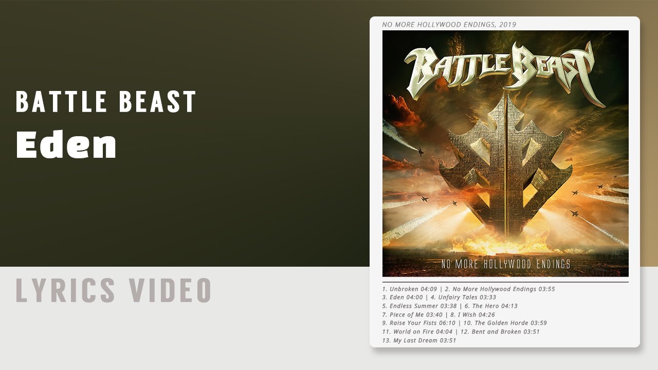 (Lyric) Battle Beast_Eden - YouTube