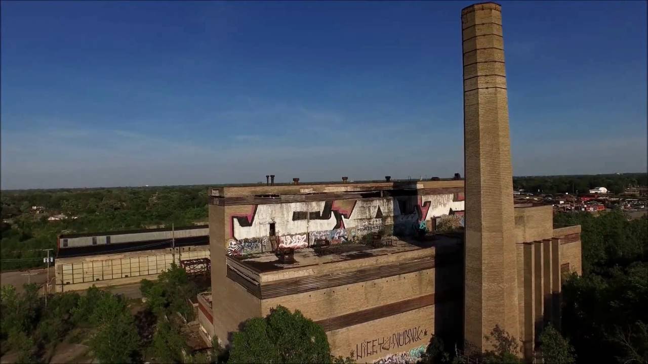 Abandoned places USA Wyman - Gordon Power Plant Dixmoor IL Drone ...