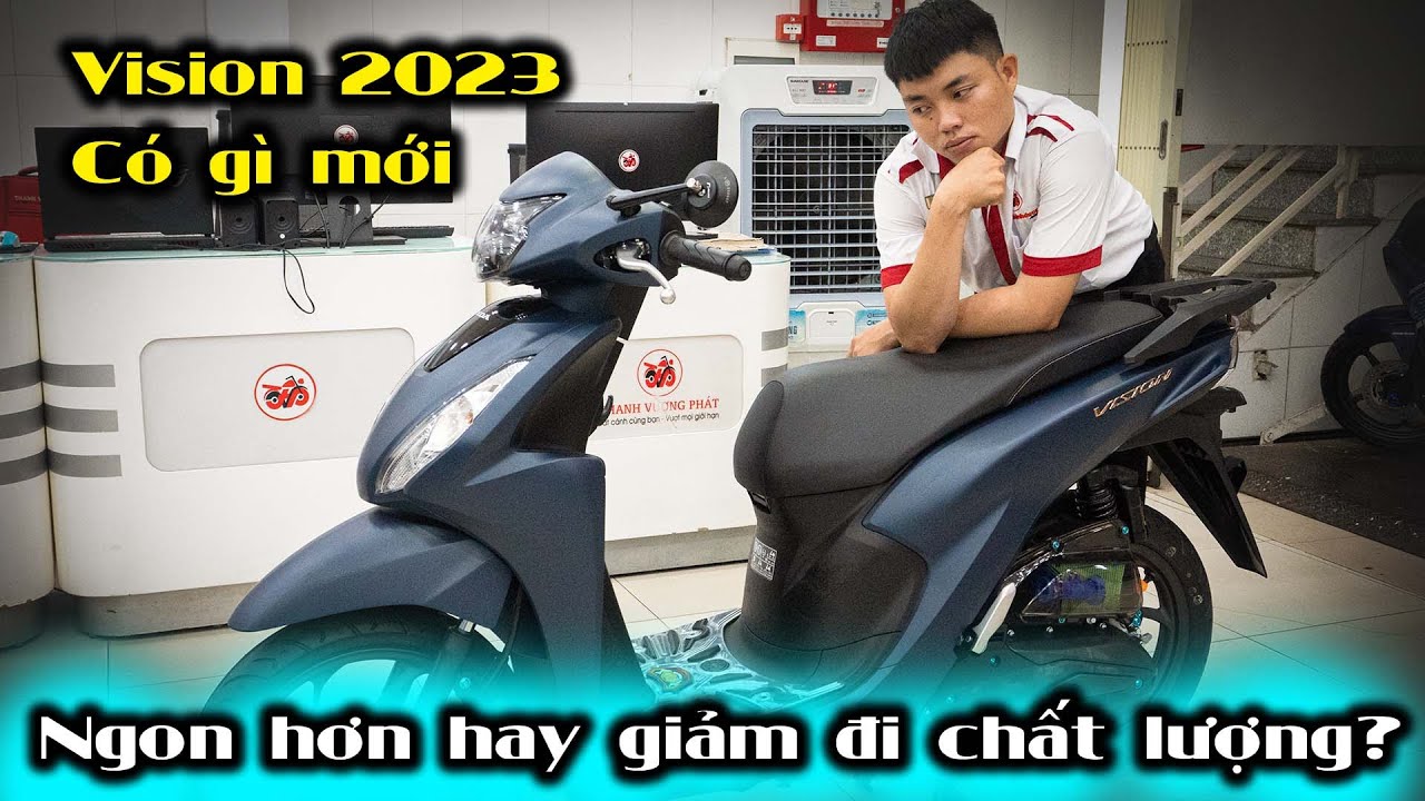 Vision 2023 có gì mới ? Chất lượng tăng hay giảm đi ? Xe honda vision ...