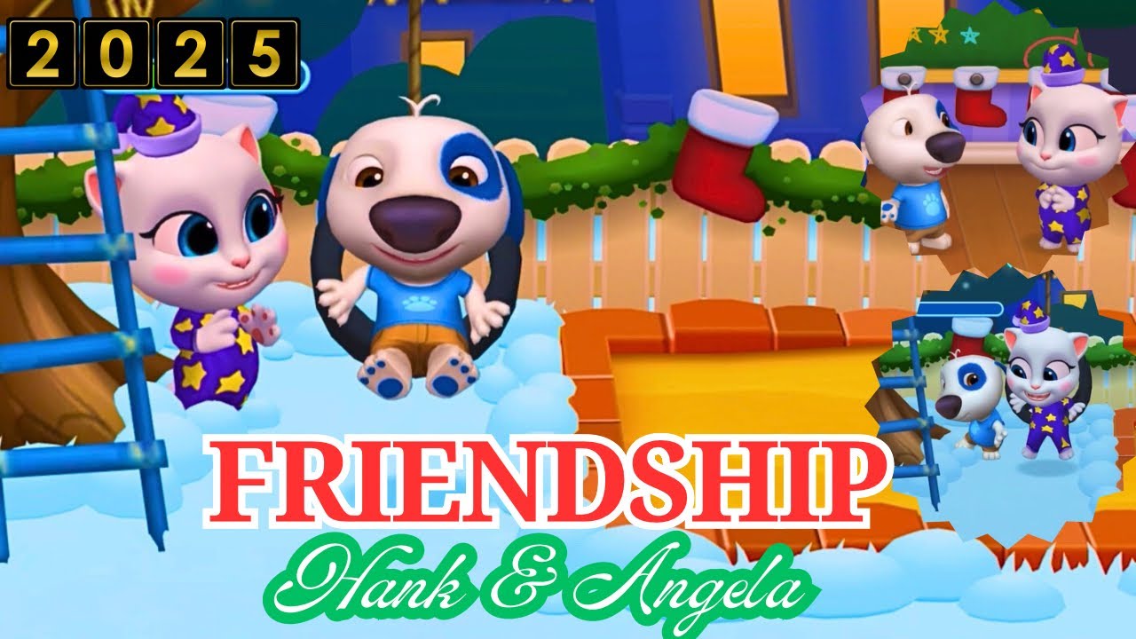 Angela & Hank Friendship () Talking Tom Friends - YouTube