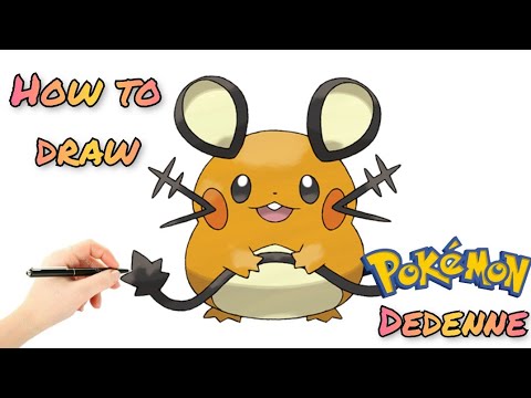 How to draw dedenne | How to draw pokemon | ThePokémonArtist | V Art ...