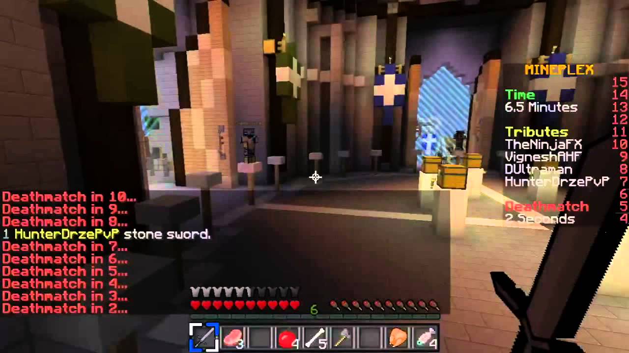 Mineplex Hunger Games - YouTube