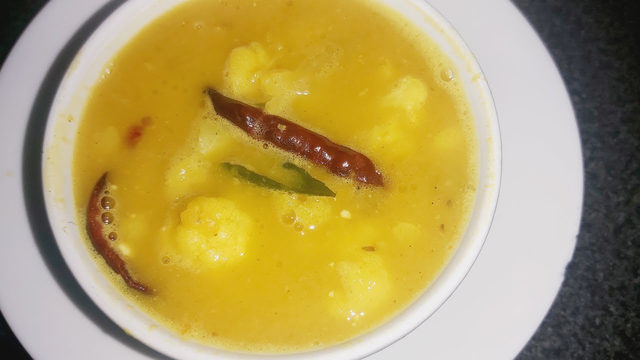 HOW TO COOK CAULIFLOWER SAMBAR/ DHALL KOBIS BUNGA/TAMIL/ WITH ENGLISH ...