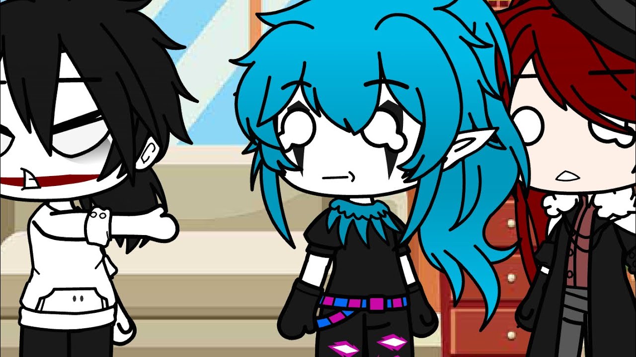 Look at him! || Creepypastas || Gacha club || Ft: Jeff, EJ, candypop ...