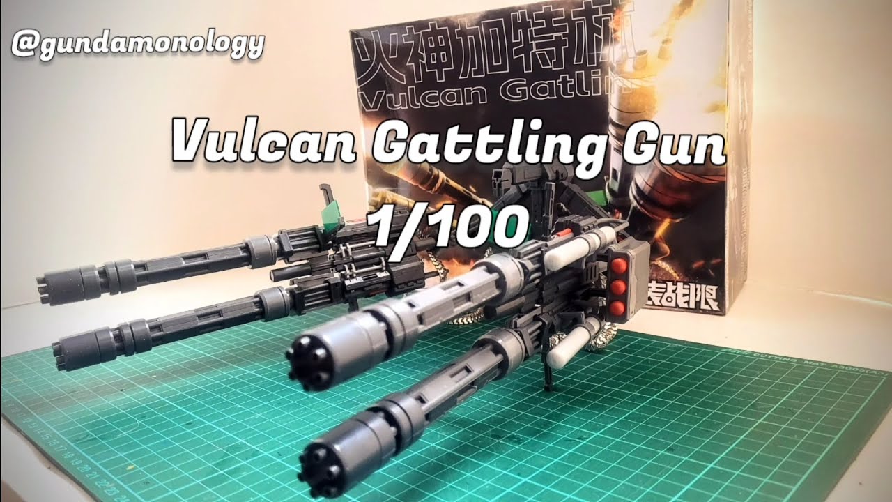Vulcan Gattling Gun 1/100 - YouTube
