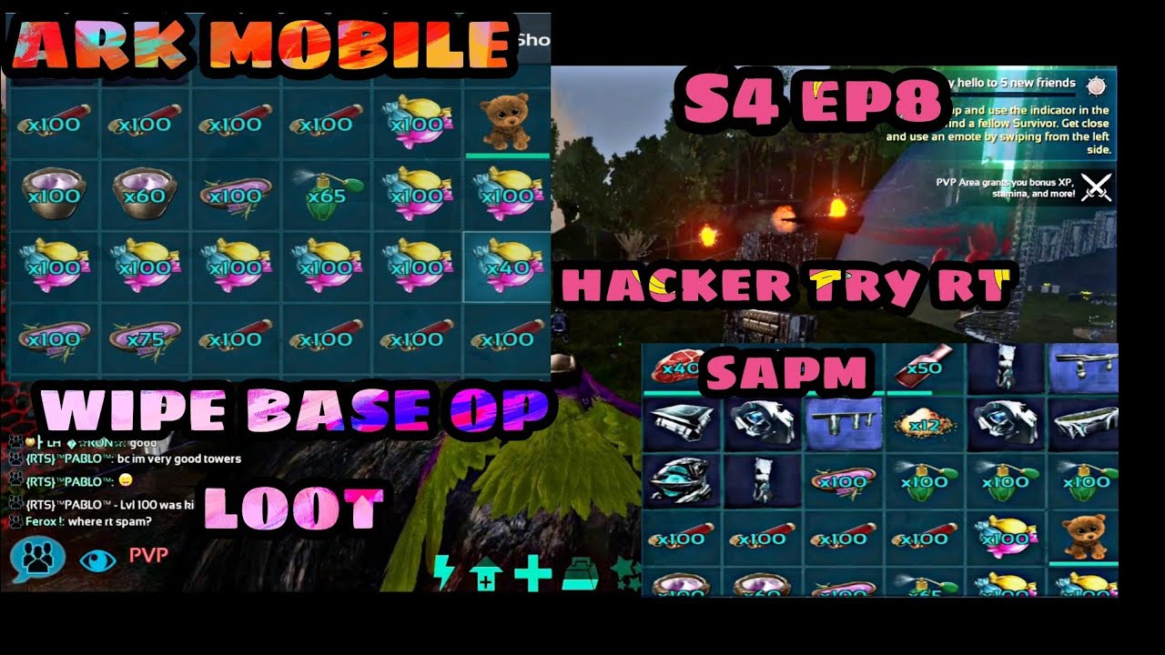 [ ARK MOBILE ] WIPE ICE BASE OP LOOT AND DEFENCE 🔥🔥🔥S4 ep8 - YouTube