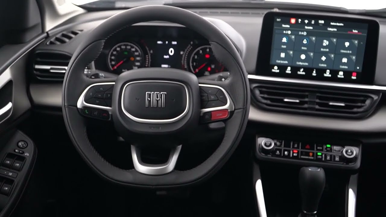 Interior das versões Audace e Impetus do Fiat Fastback - YouTube