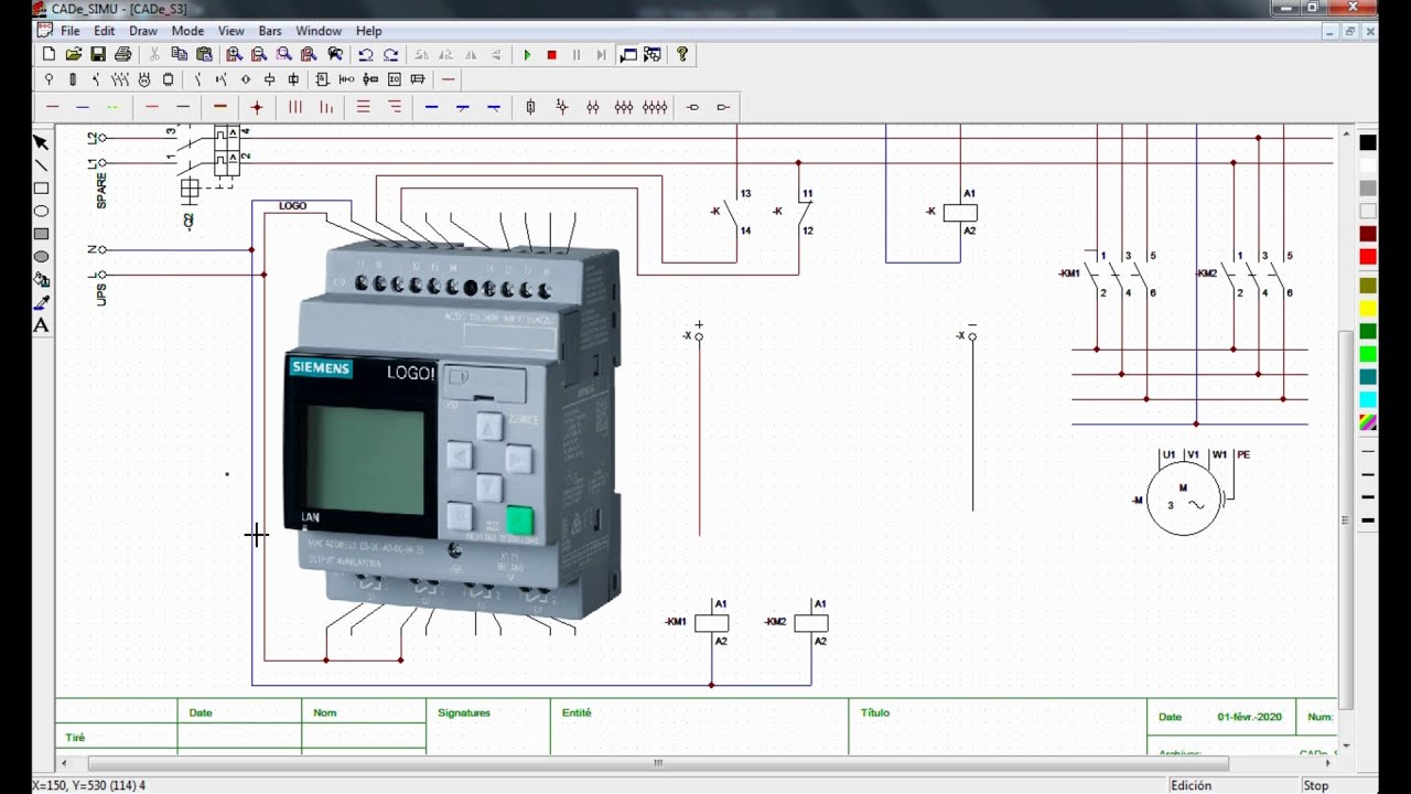 دارة ATS بواسطة برنامج المحاكاة CADE-SIMU V3 (الجزء الثاني) - YouTube