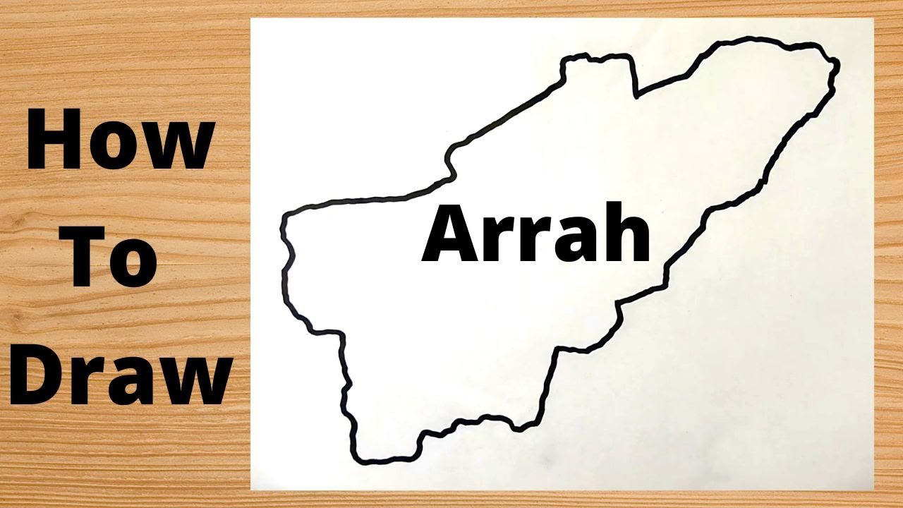 Drawing Arrah City Map - India - YouTube
