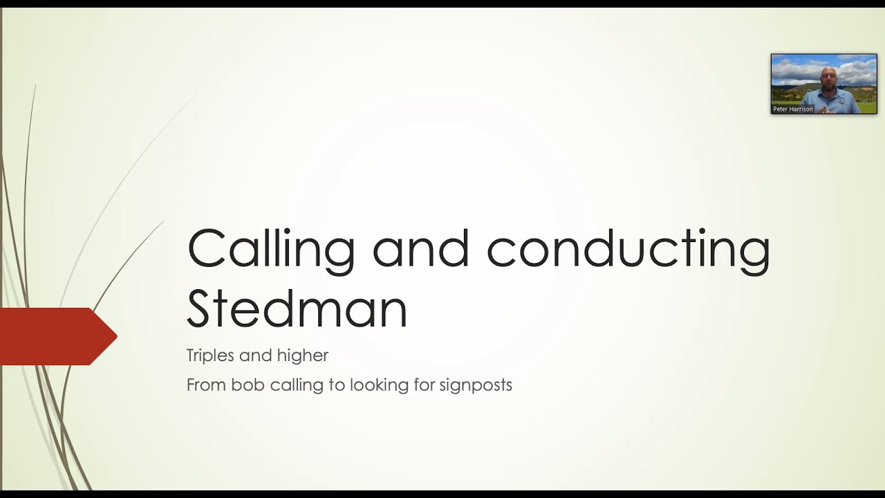 Conducting Stedman Triples (and higher numbers) - YouTube
