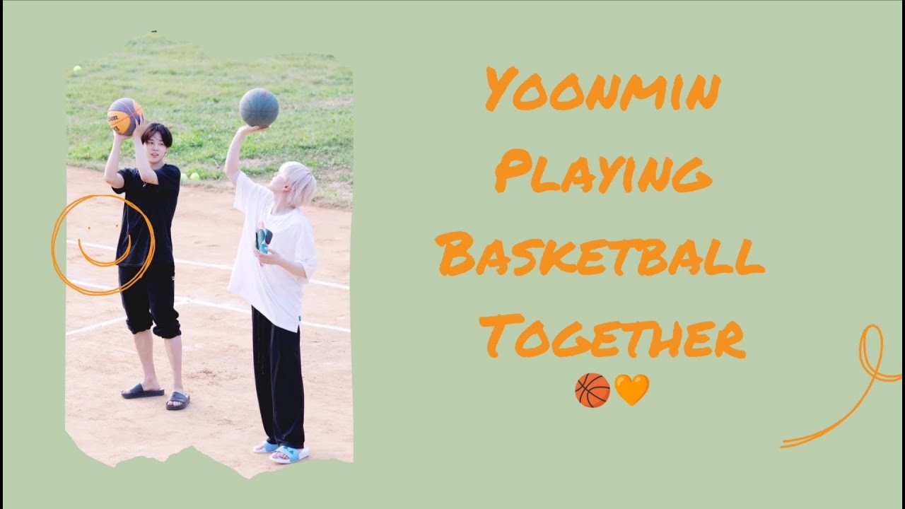 Yoongi and Jimin playing basketball together - Yoonmin - YouTube