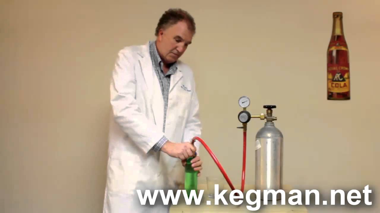 Quick and cheap home seltzer maker - YouTube