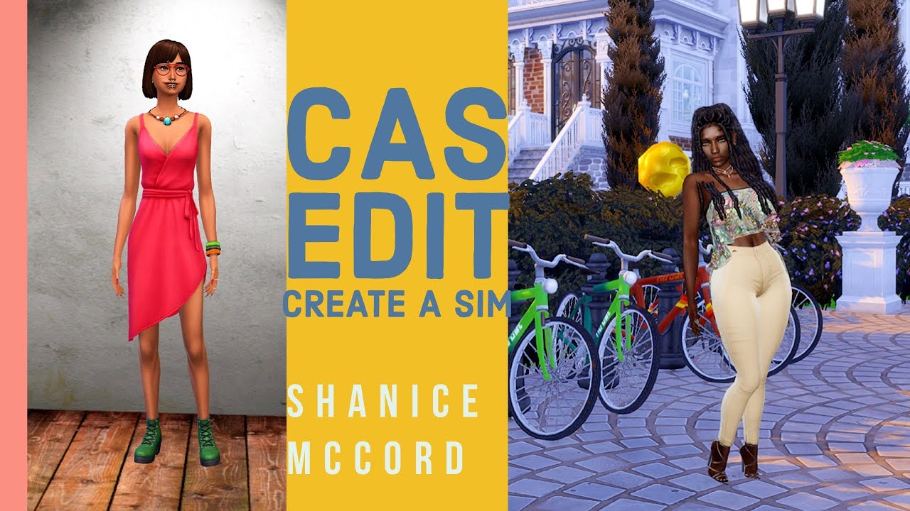 NPC EDITS | Create A Sim | The Sims 4 CAS : SHANICE MCCORD - YouTube