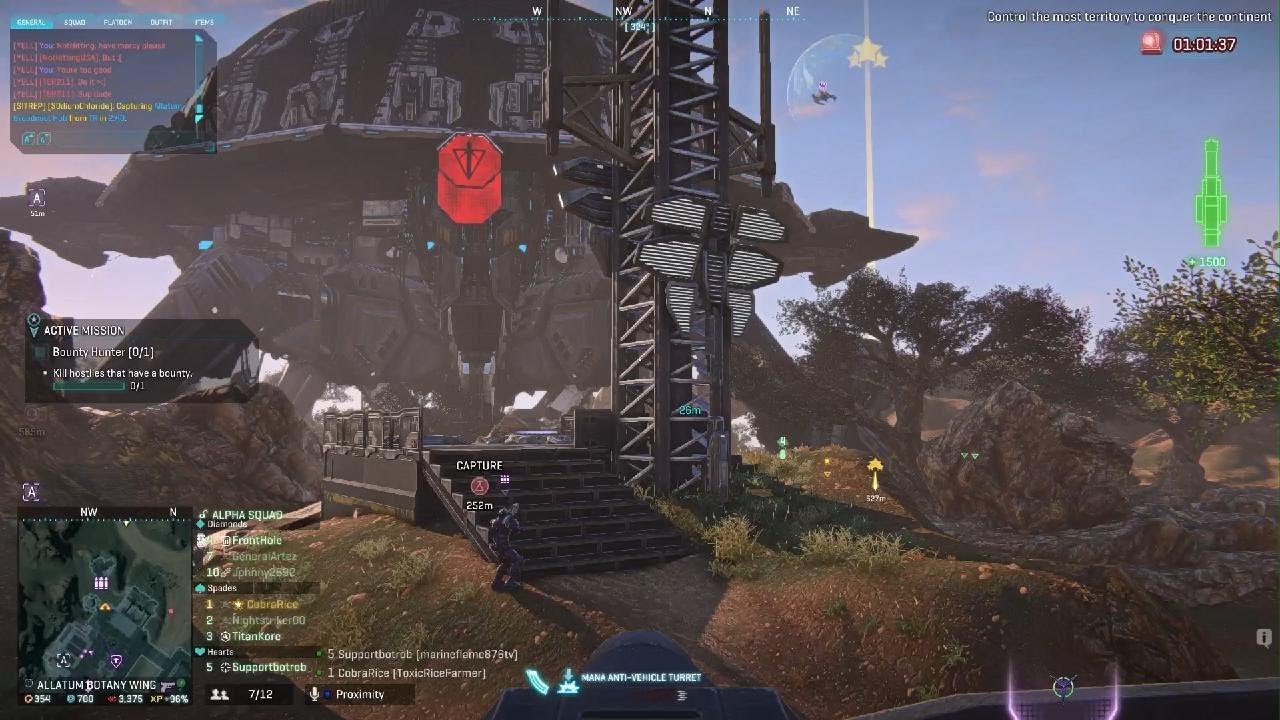 PlanetSide 2 - Quick Turret Kill - YouTube