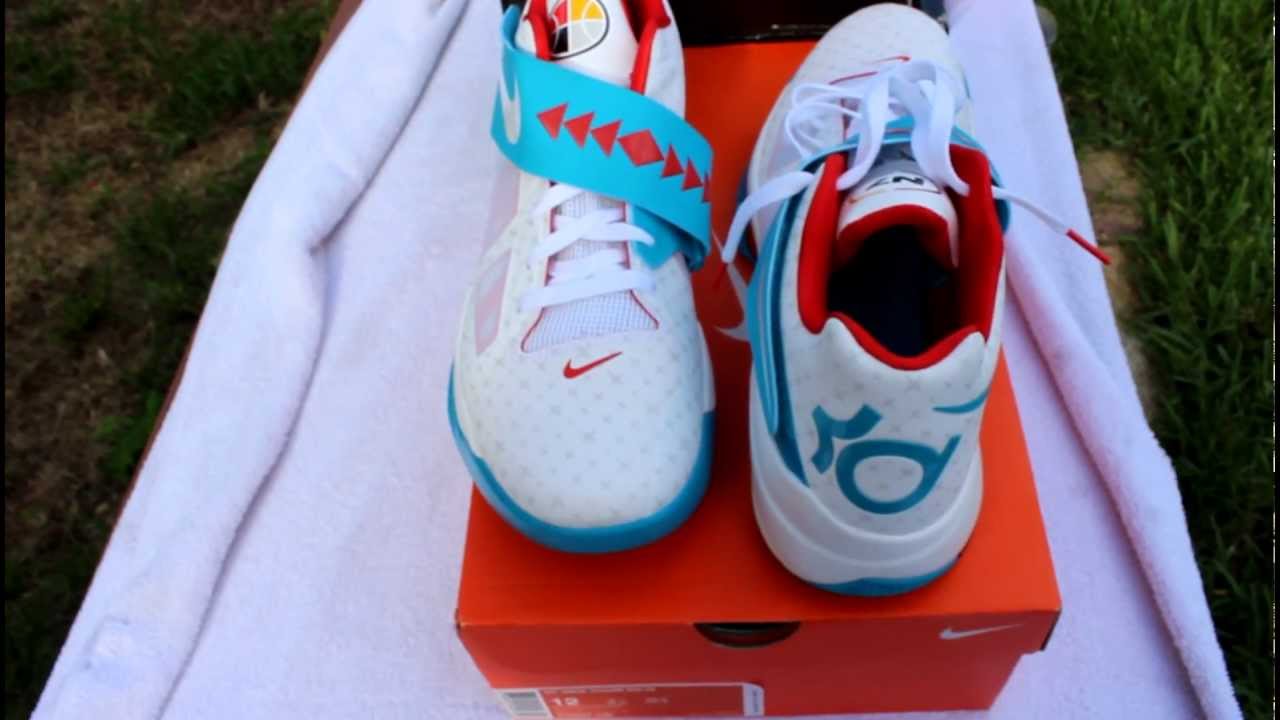 Nike kd N7 home(White) - YouTube