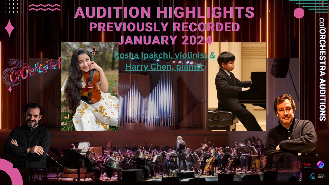 colORCHESTRA Highlights - Rosha Ipakchi, violinist & Harry Chen, pianist - YouTube
