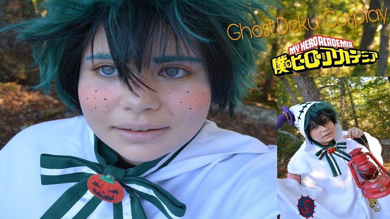 Ghost Deku Cosplay & Makeup - YouTube
