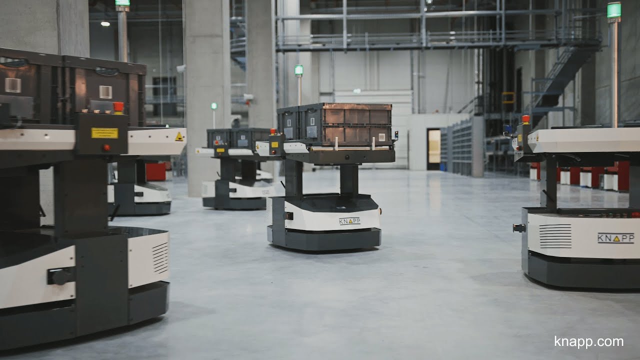 KNAPP – Autonomous Mobile Robot (AMR) Open Shuttle - YouTube