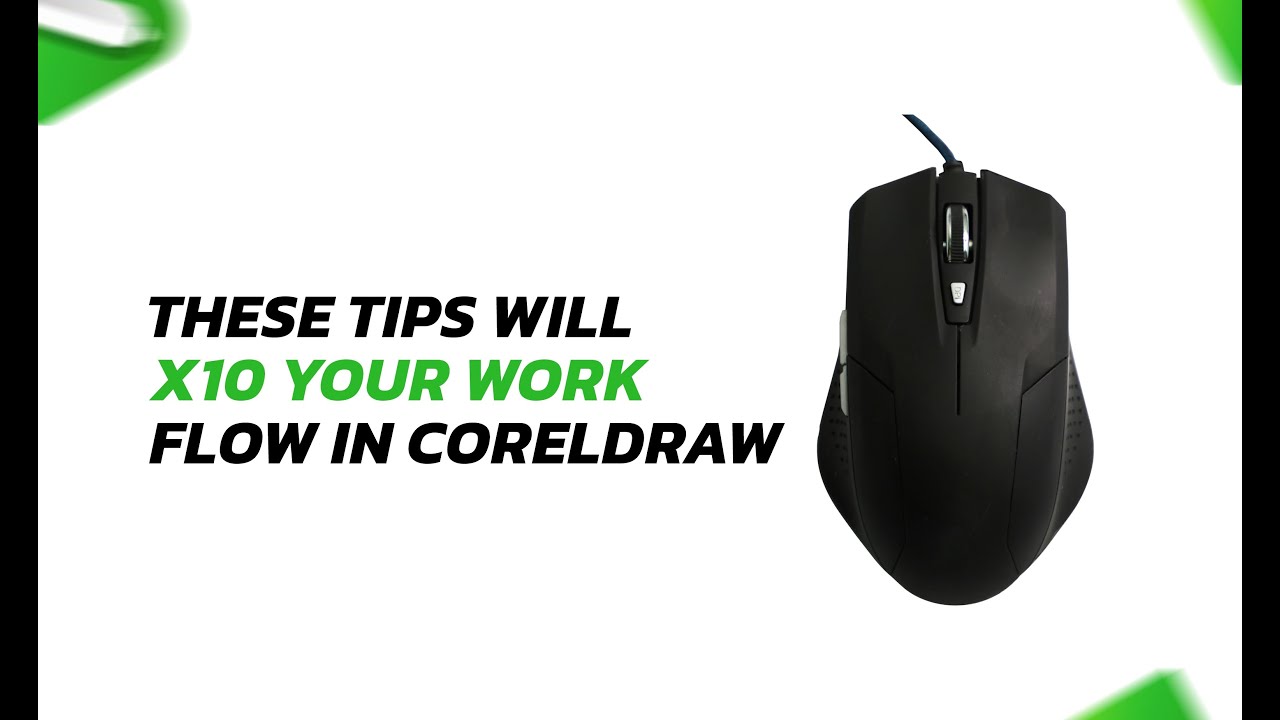 These Tips Will Speed Up Your Work Flow In CorelDraw - YouTube
