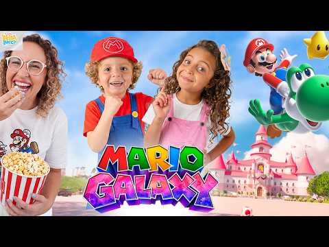 CONTAMOS A HISTÓRIA DO SUPER MARIO E ASSISTIMOS O FILME - FAMÍLIA BELLA E LUCCA SHOW