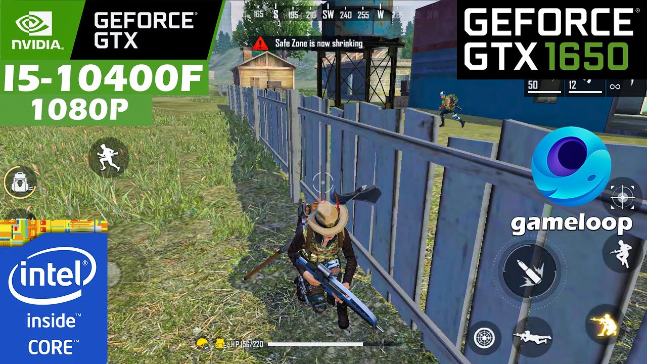 Free Fire Ultra Graphics in Game 60FPS Gameloop - GTX 1650 4GB GDDR6 ...