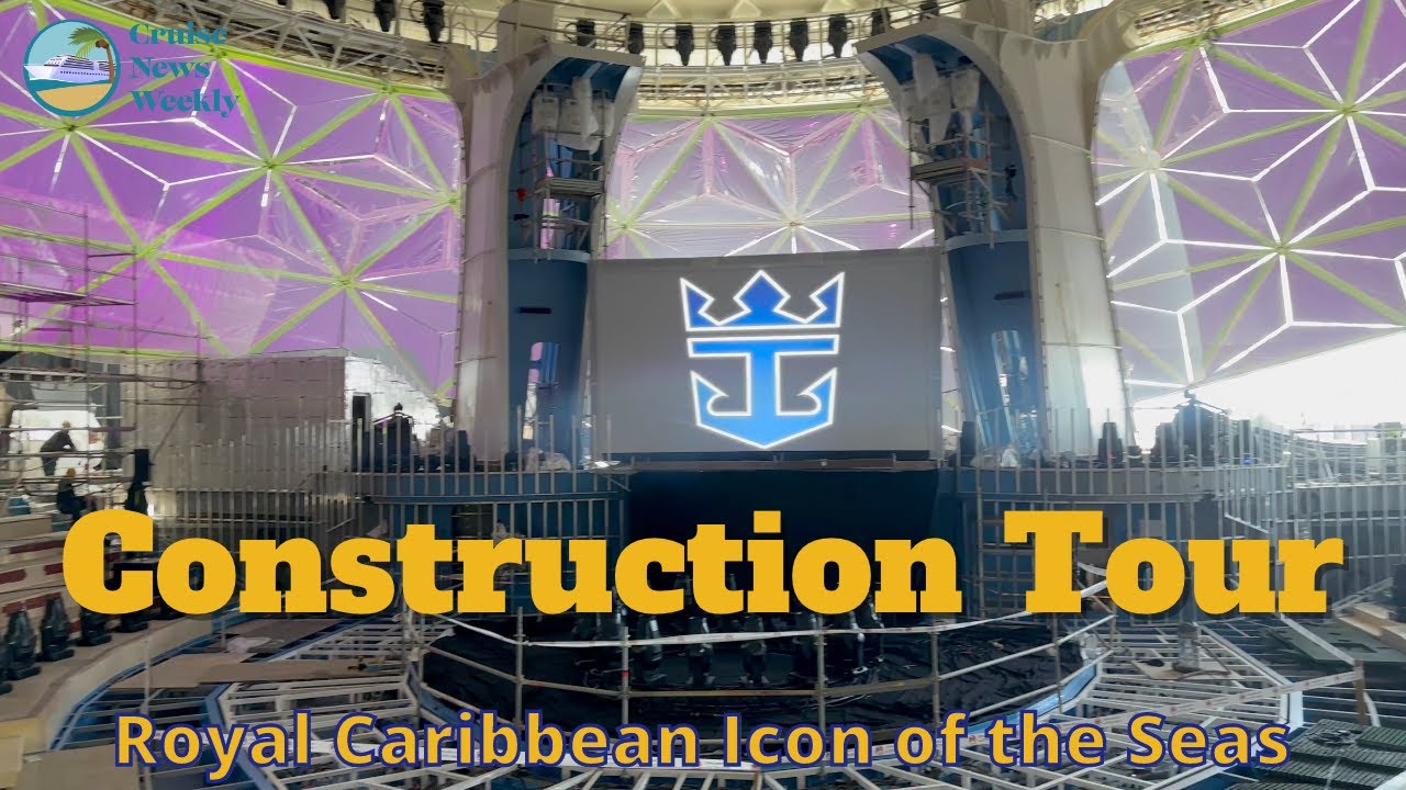 Icon of the Seas Construction Tour - Royal Caribbean - YouTube