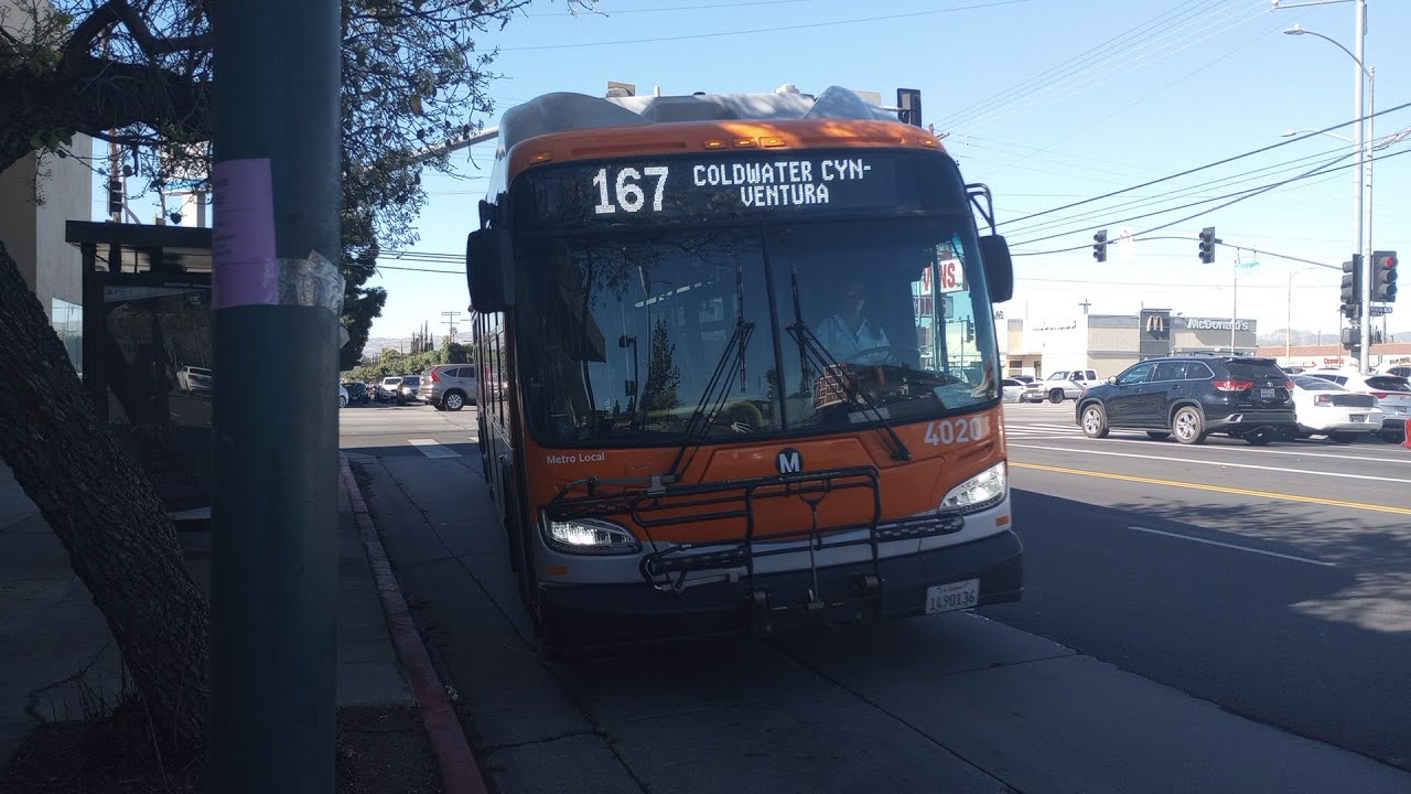 2016 LACMTA New Flyer XN40 4020 - YouTube