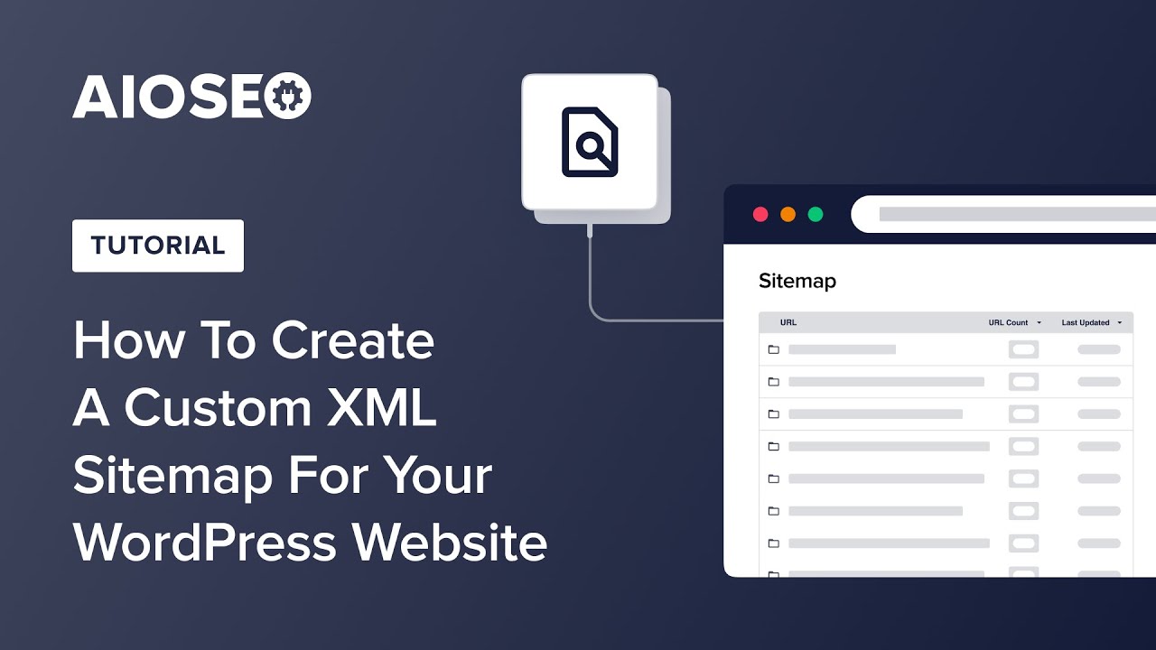 How To Create A Custom XML Sitemap For Your WordPress Website - YouTube