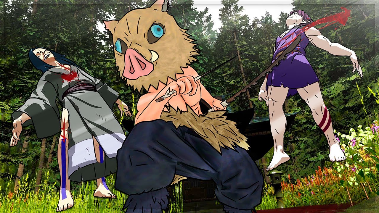 Inosuke's son becomes a Demon Slayer (Demon Slayer VR) - YouTube