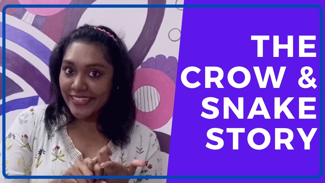 The Crow and Snake Story|Short moral stories for Kids| Story telling in ...