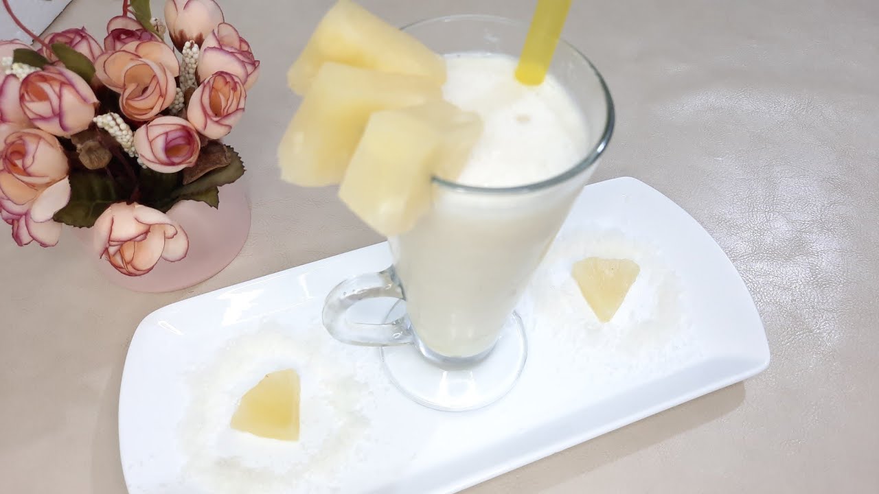 special pina colada recipe with vanilla icecream|refreshing pina colada ...