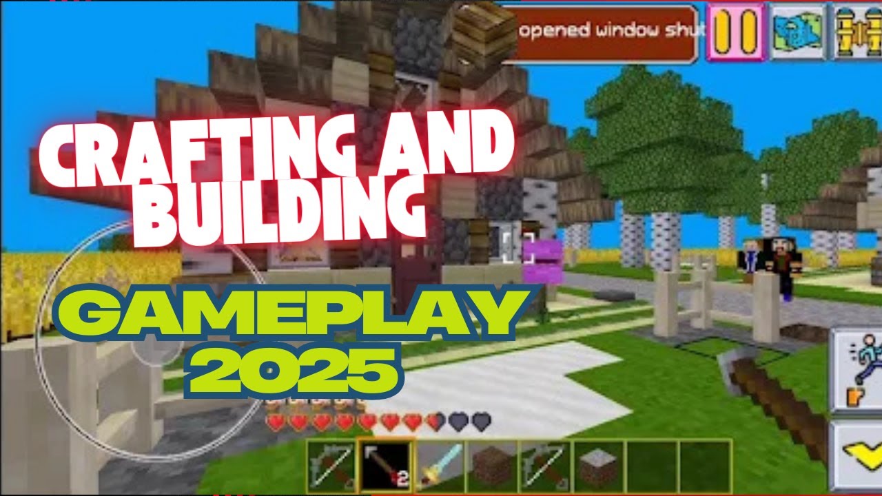 Crafting and Building - Game Play 2025 #minecraft #gaming - YouTube