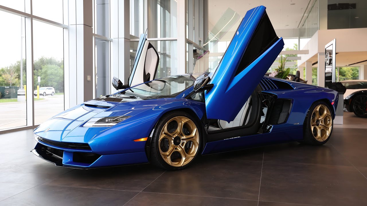 CHECK OUT This $3.4M Ad Personam Lamborghini Countach LPI 800-4 In Blu ...