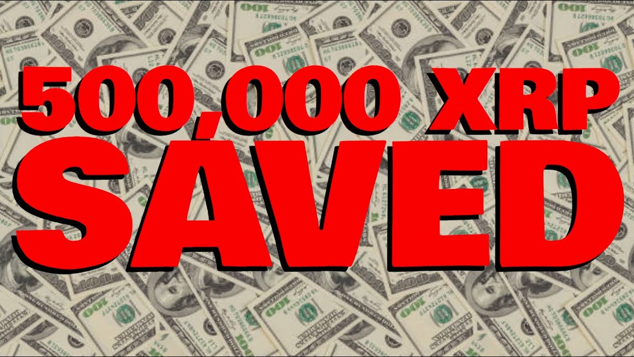 500,000 XRP Tokens SAVED From Being SENT TO SCAMMERS | Crypto Bull Run ...