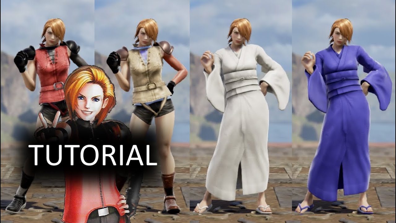 Soul Calibur 6 - Leann Caldwell (The Bouncer) CAS Costumes Tutorial ...