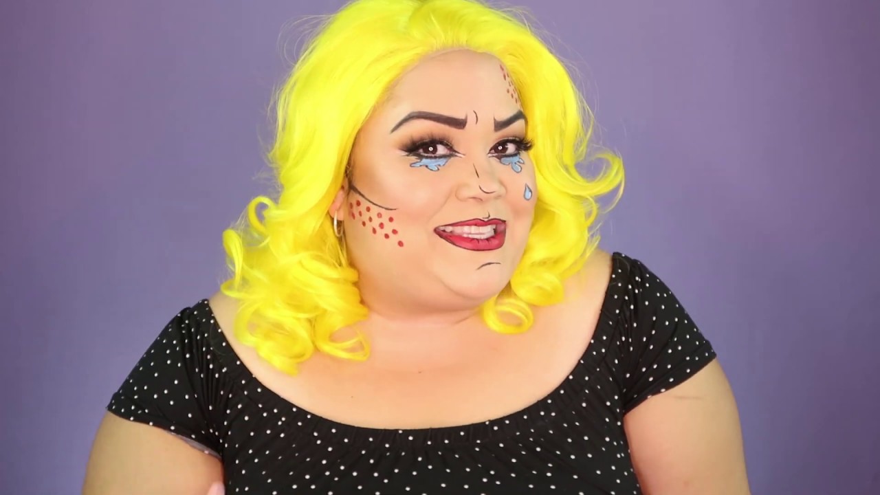 Easy Pop Art Makeup Look - YouTube
