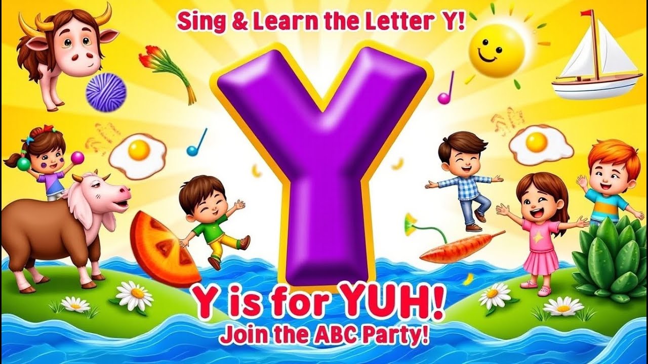 Yuh Yuh Yuh! Learn the Letter Y | ABC Phonics Song for Kids | Fun ...