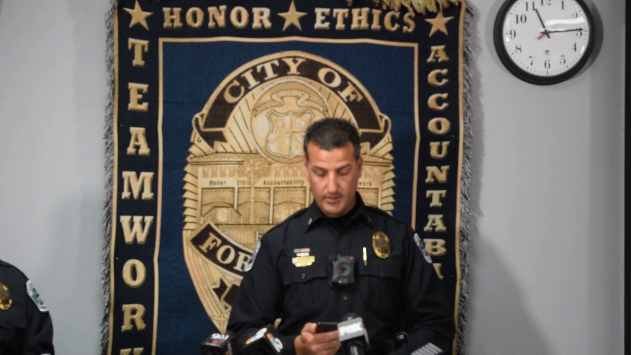 Chief Derrick Diggs: FMPD Press Conference - YouTube