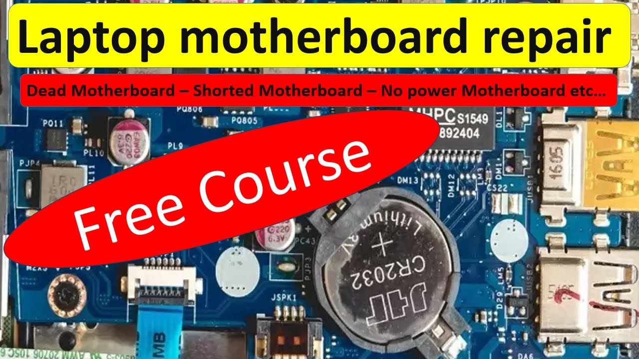 Learn to Diagnose Laptop Motherboard _ Laptop motherboard repair - YouTube