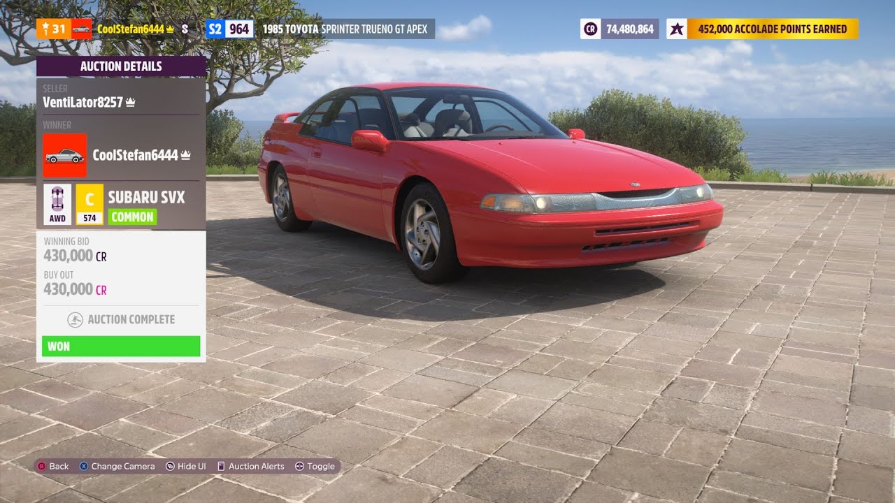 Forza Horizon 5 Auction House Sniping Subaru SVX '96 - YouTube
