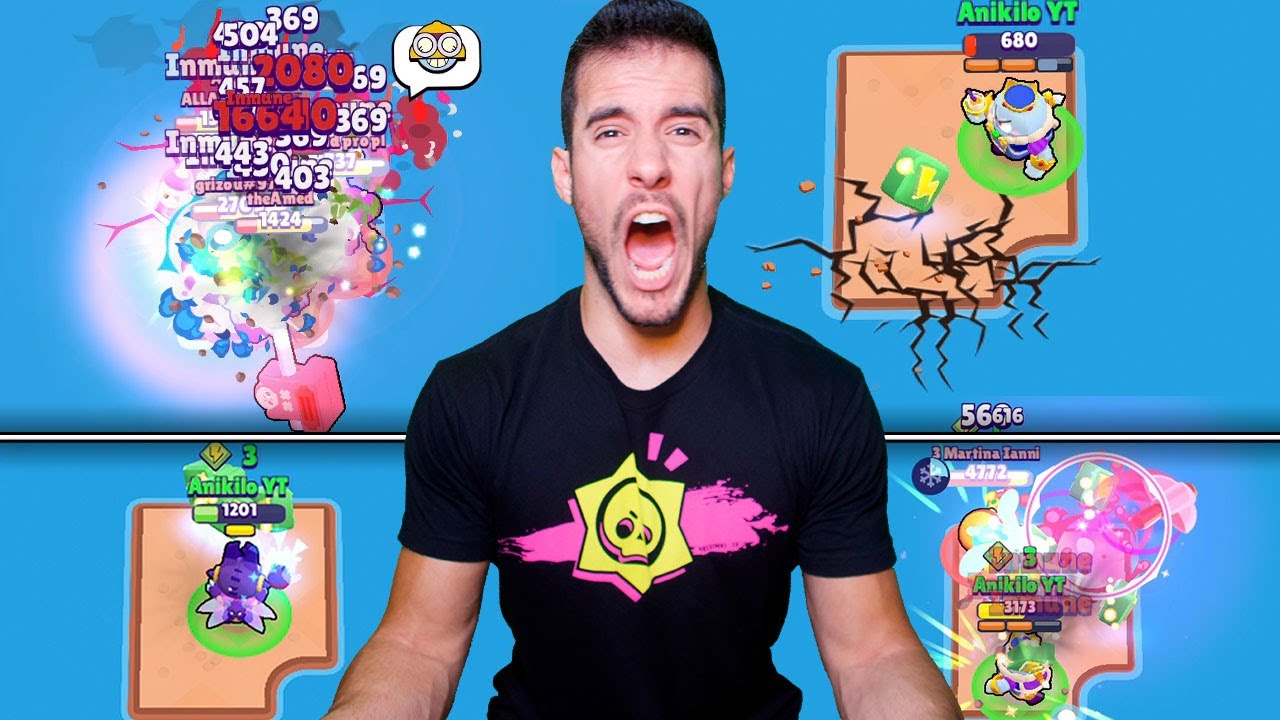 EL MAPA MÁS LOCO, RÁPIDO y PEQUEÑO de la HISTORIA en BRAWL STARS - YouTube