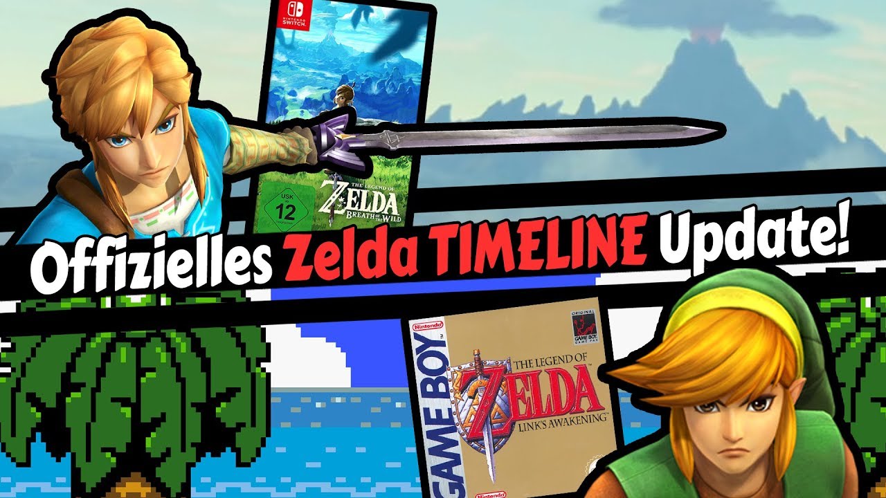 The Legend of Zelda TIMELINE - Nintendos offizielles UPDATE 2018! - YouTube
