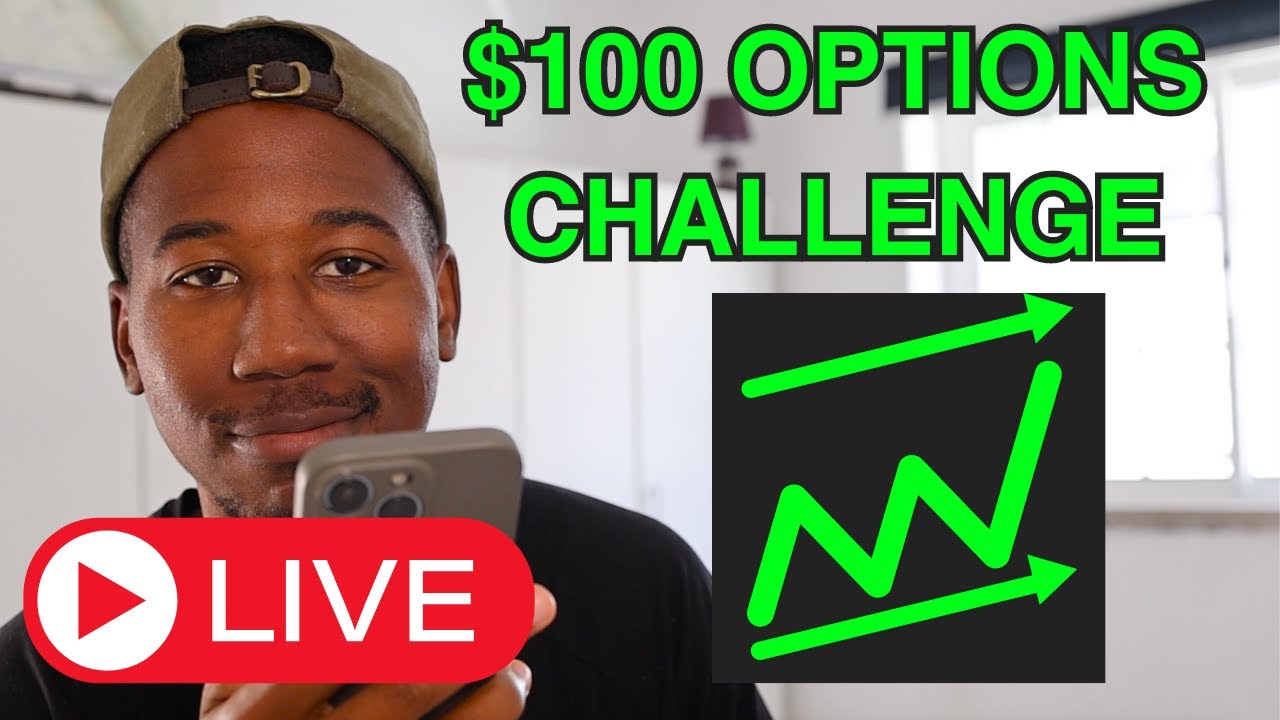 STOCK MARKET LIVE: $100 OPTIONS CHALLENGE - YouTube